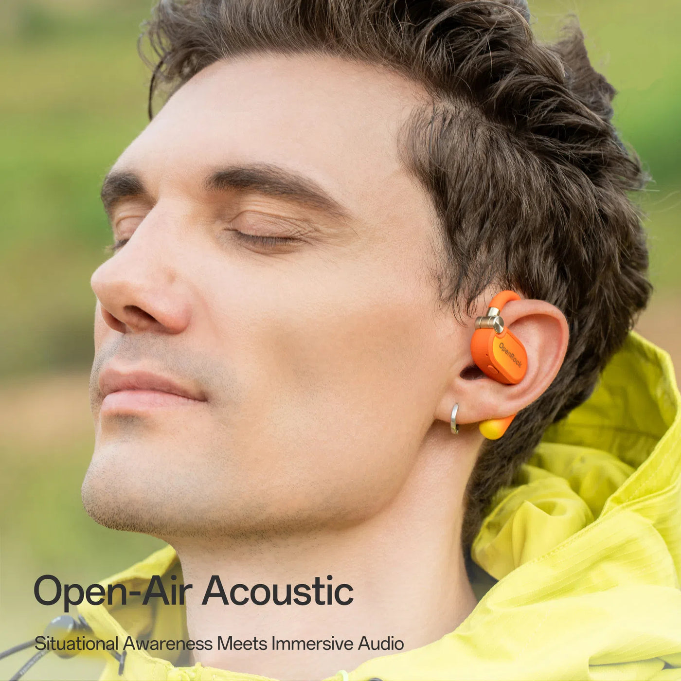 OPENROCK X Open-Ear Sport Earbuds Bluetooth 5.3 Air Conduction Tech